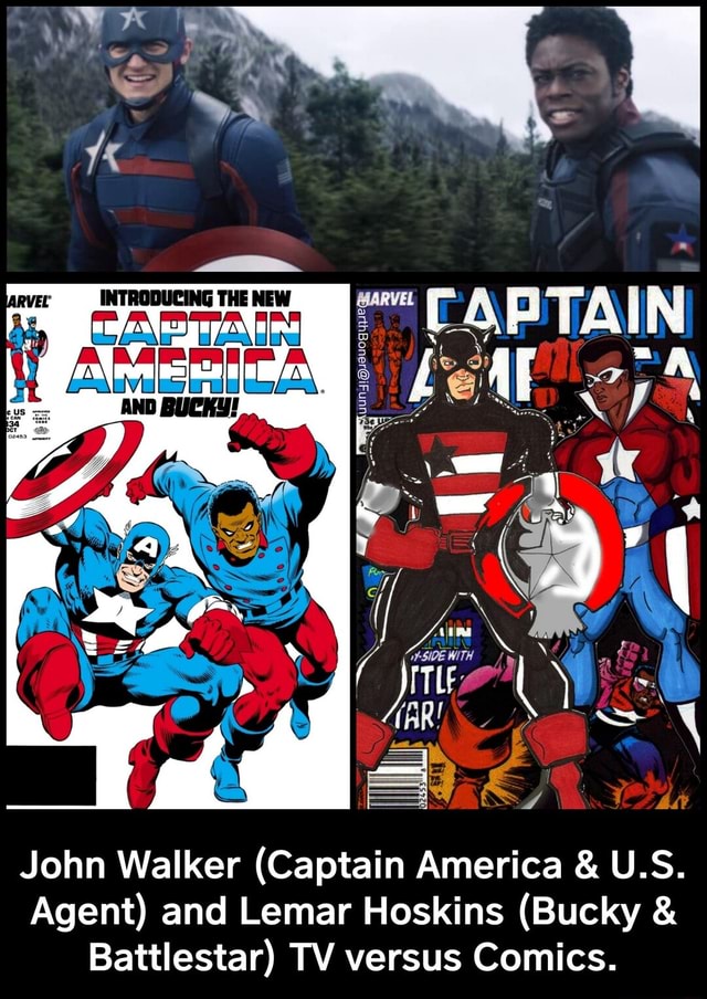 MEABTAIN (SIDE WITH AR John Walker (Captain America & U.S. Agent) and ...