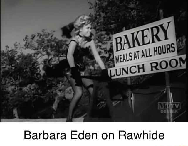 Barbara Eden on Rawhide - iFunny