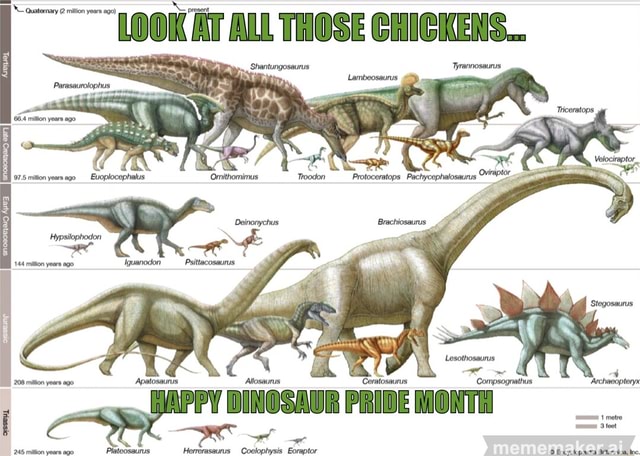 Quatemnary 2 milion years 'LOOK AT ALL THOSE CHICKENS ...