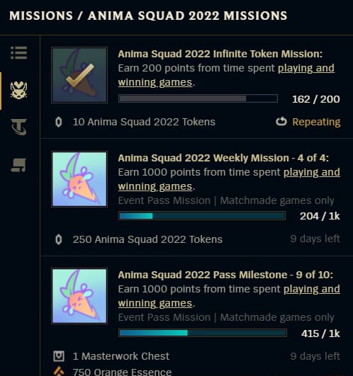 MISSIONS / ANIMA SQUAD 2022 MISSIONS Anima Squad 2022 Infinite Token ...
