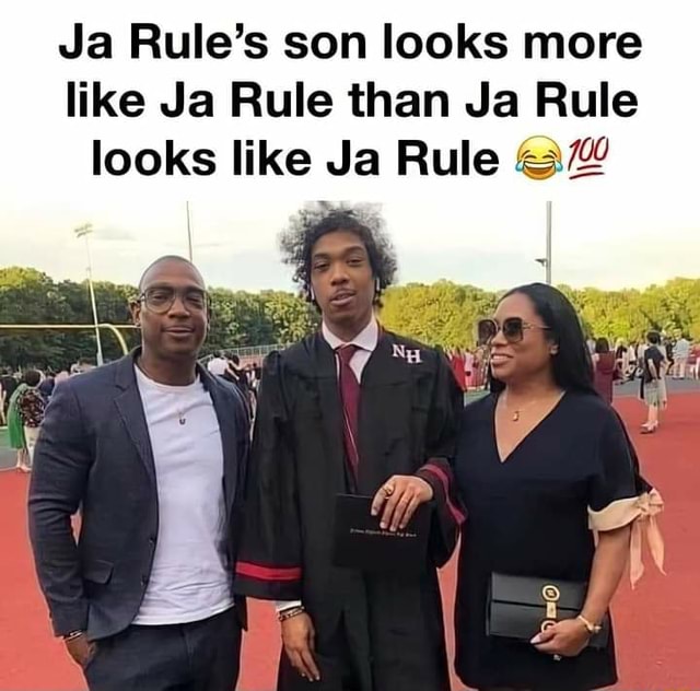 Ja Rule's son looks more like Ja Rule than Ja Rule looks like Ja Rule ...