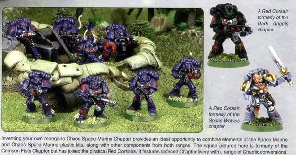From the so-called Chaos Codex 3.5, The second chaos space marine ...