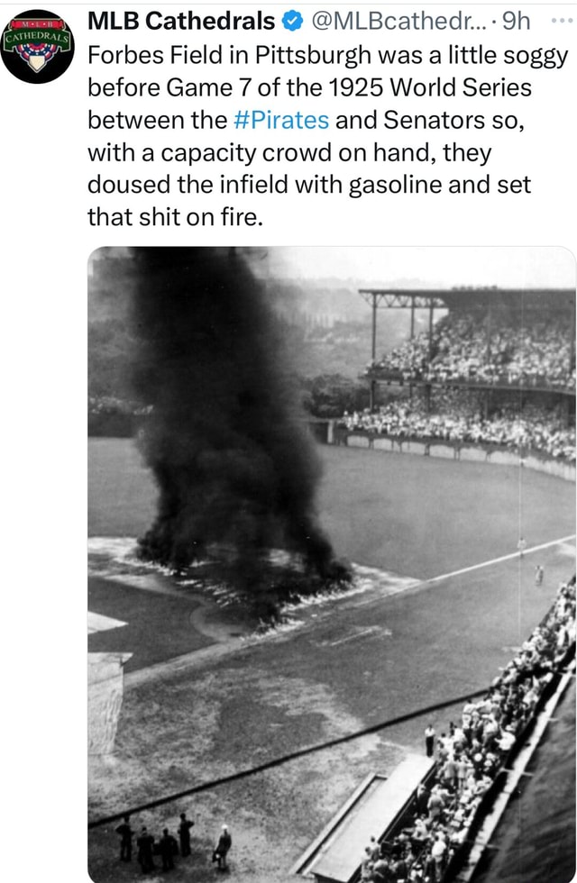 MLB Cathedrals @ @MLBcathedr...- Forbes Field in Pittsburgh was a ...