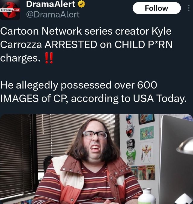 DramaAlert @DramaAlert Follow Cartoon Network series creator Kyle ...