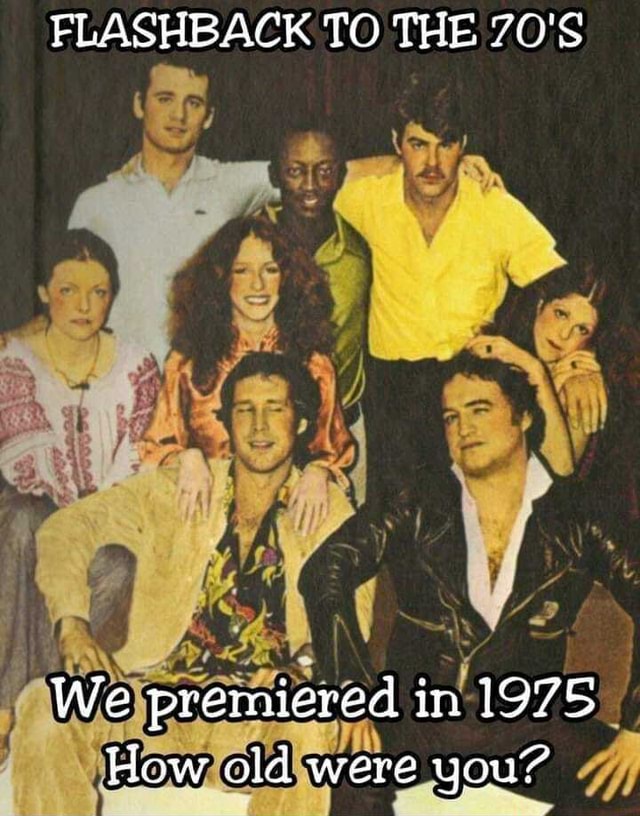 FLASHBACK TO THE 70'S We premiered in 1975 How old were you? - America ...