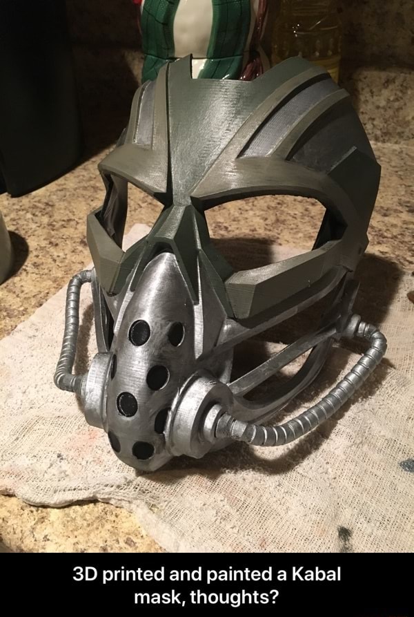 3D printed and painted a Kabal mask, thoughts? - 3D printed and painted ...