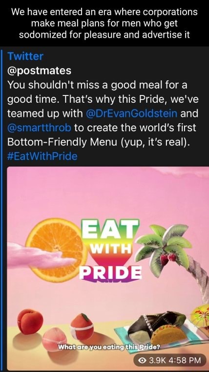 We have entered an era where corporations make meal plans for men who ...