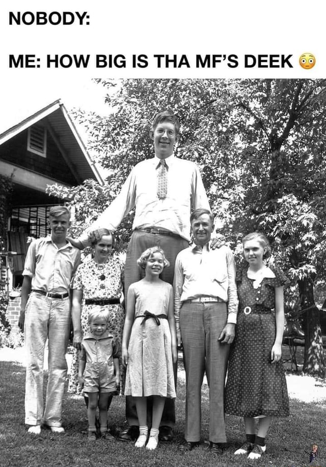 NOBODY: ME: HOW BIG IS THA MF'S DEEK - iFunny