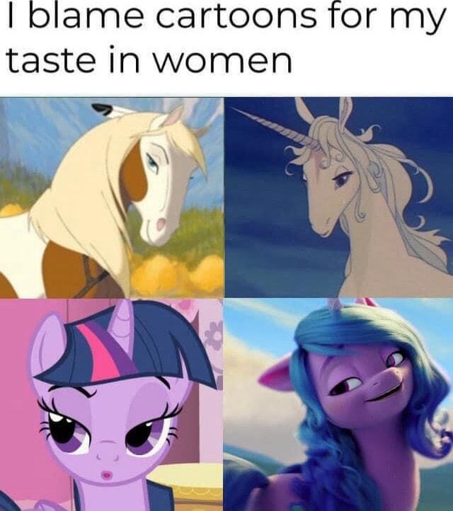 I blame cartoons for my taste in women - iFunny
