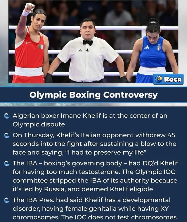 Reen Olympic Boxing Controversy Algerian boxer Imane Khelif is at the ...