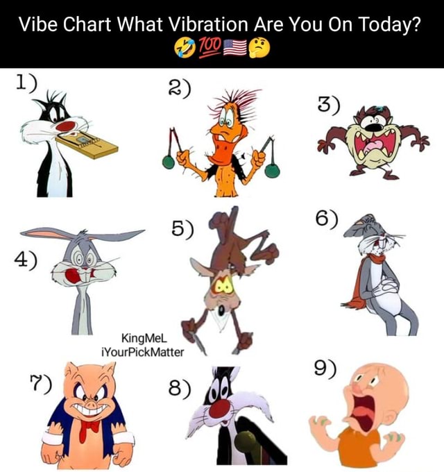 Vibe Chart What Vibration Are You On Today? KingMeL 1YourPickMatt - iFunny