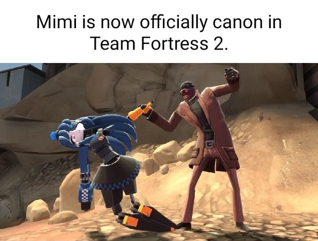 Mimi is now officially canon in Team Fortress 2. - iFunny