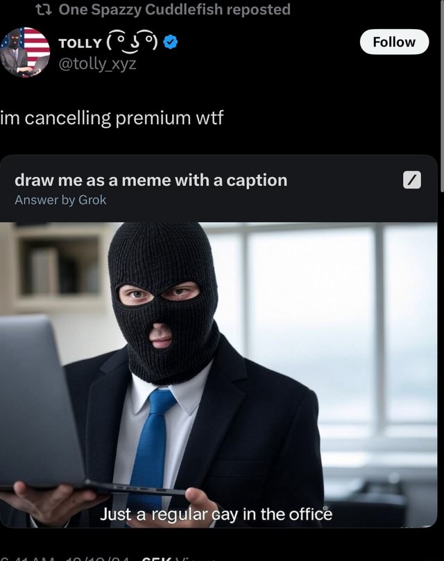 One Spazzy Cuddletish reposted im cancelling premium wtf draw me as a ...