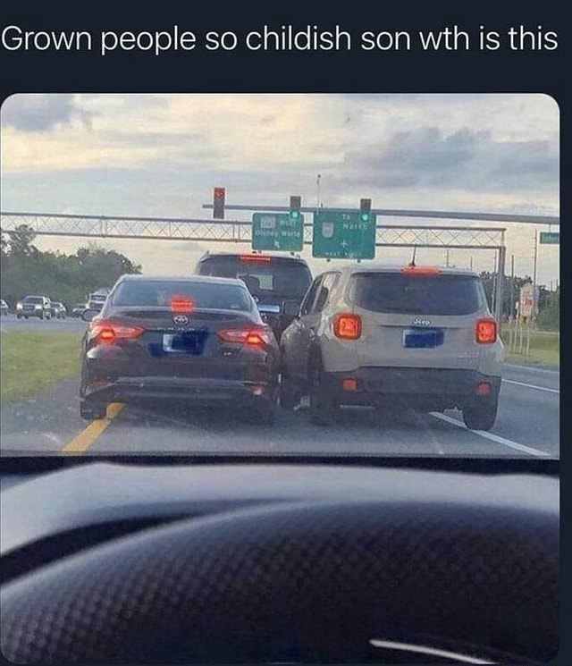 Grown people so childish son wth is this - iFunny