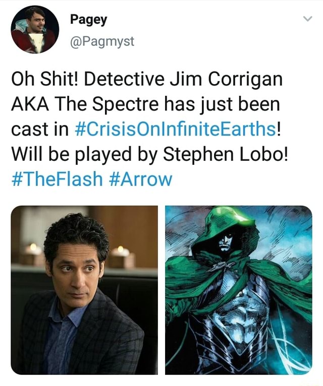 Oh Shit! Detective Jim Corrigan AKA The Spectre has just been cast in # ...