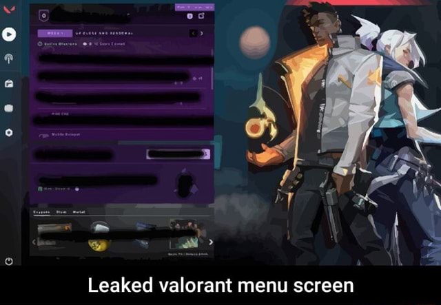 Leaked valorant menu screen - Leaked valorant menu screen - iFunny
