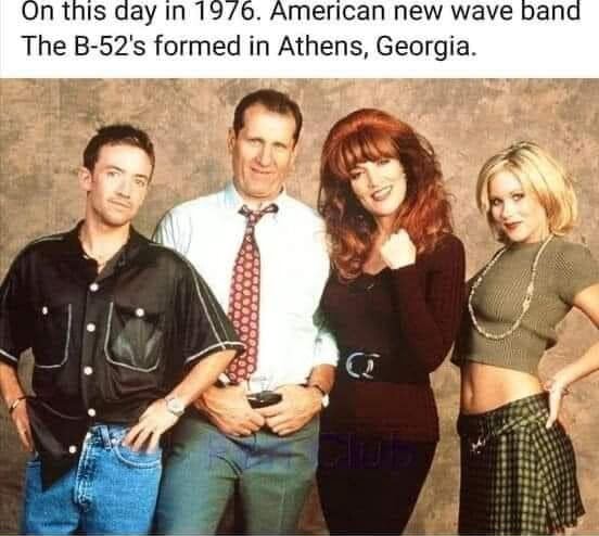 On this day in 1976 American new wave bang The B-52's formed in Athens ...