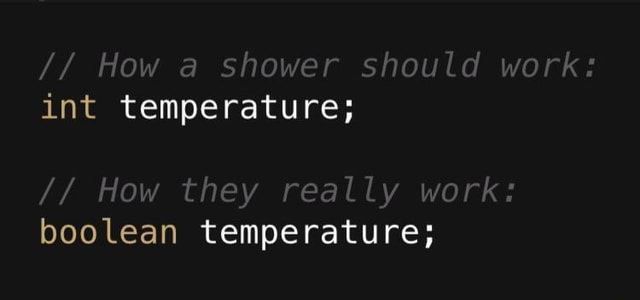 Int temperature; boolean temperature; - iFunny