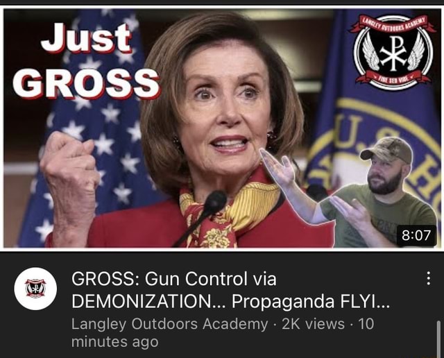 GROSS "a II GROSS: Gun Control via DEMONIZATION... Propaganda FLY ...