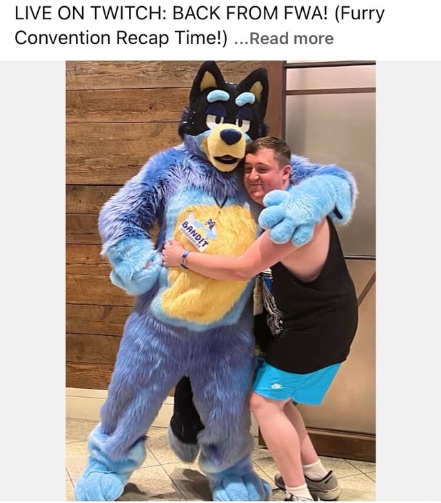 LIVE ON TWITCH: BACK FROM FWA! (Furry Convention Recap Time!) ...Read ...