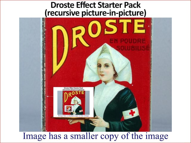 Droste Effect Starter Pack (recursive picture-in-picture) Image has a ...