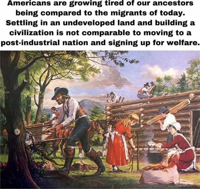 Americans are growing tired of our ancestors being compared to the ...