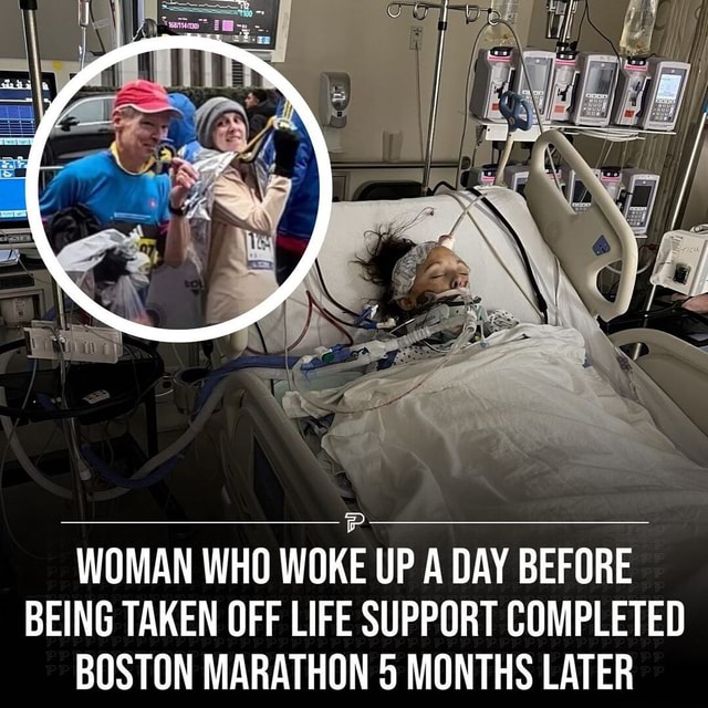 WOMAN WHO WOKE UP A DAY BEFORE BEING TAKEN OFF LIFE SUPPORT COMPLETED ...