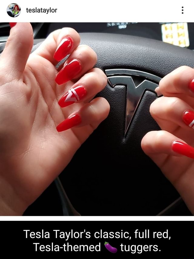 Teslataylor Tesla Taylor's classic, full red, Tesla-themed tuggers ...