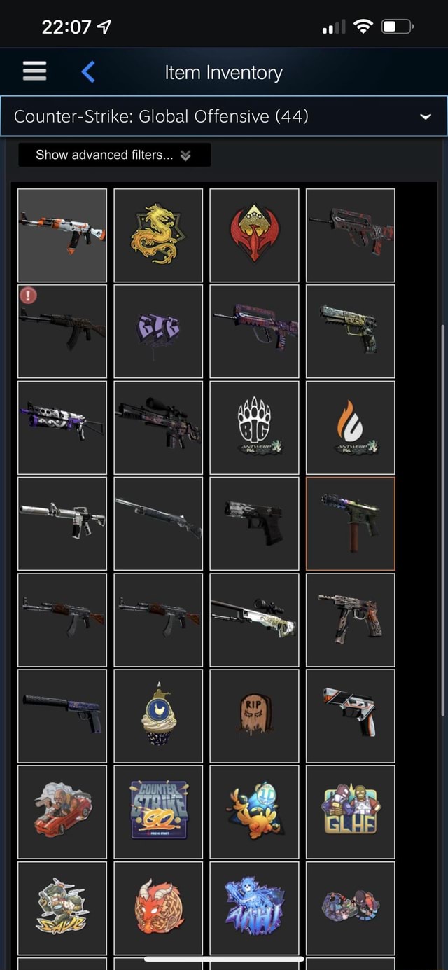 Of = " Item Inventory Counter-Strike: Global Offensive (44) Show ...