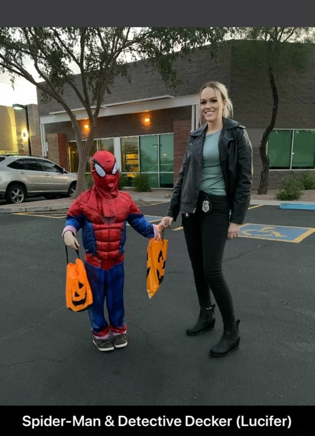 Spider-Man & Detective Decker (Lucifer) - Spider-Man & Detective Decker ...