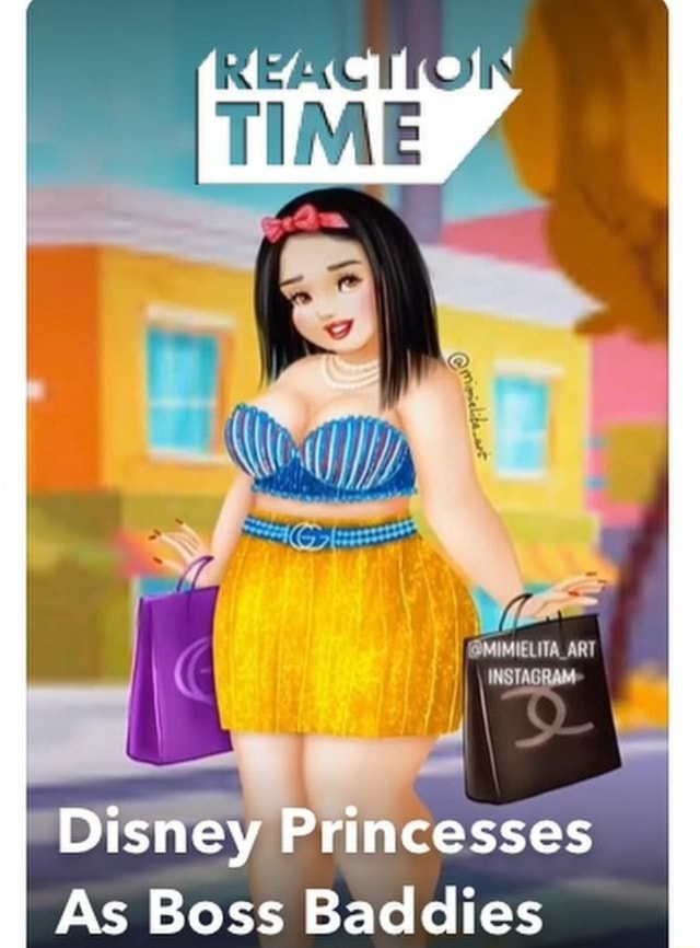 ART INSTAGRAM Disney Princesses As Boss Baddies - iFunny