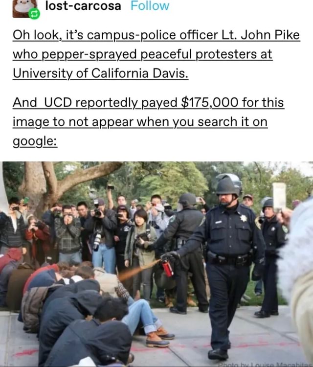 Lost-carcosa [Follow Oh look, it's campus-police officer Lt. John Pike ...