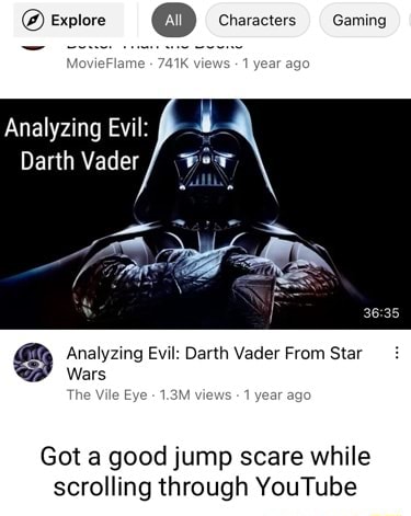 Explore Character Gaming Analyzing Evil: Darth Vader Analyzing Evil ...