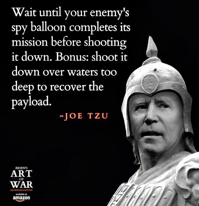 Wait until your enemy's spy balloon completes its mission before ...