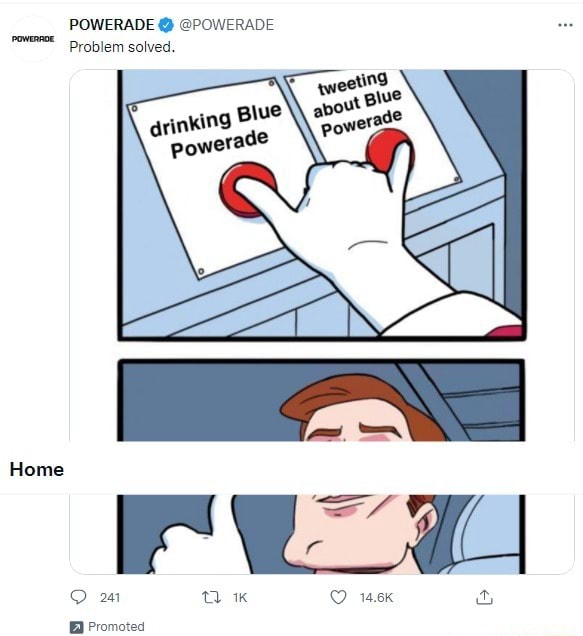 POWERADE @ @POW! Problem solved. Home - iFunny