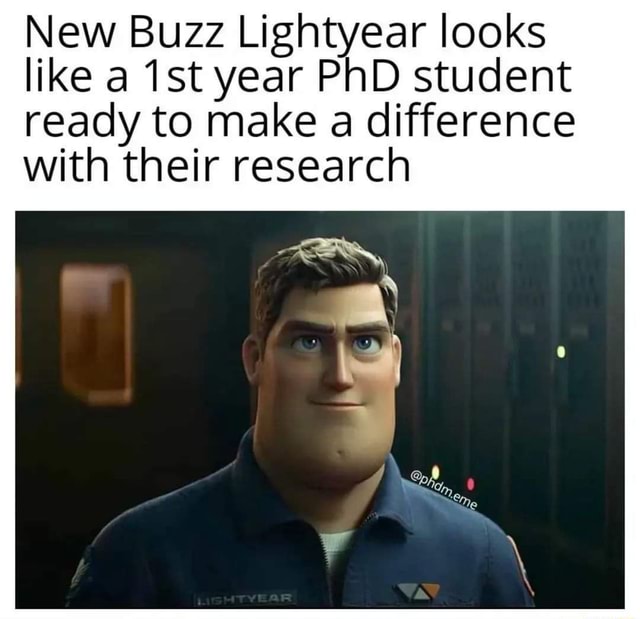 New Buzz Lightyear looks like a ist year PhD student ready to make a ...