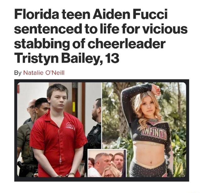 Florida teen Aiden Fucci sentenced to life for vicious stabbing of ...