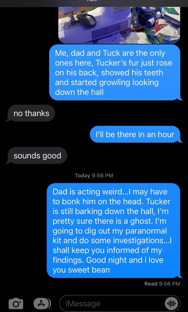 No thanks Me, dad and Tuck are the only ones here, Tucker's fur just ...