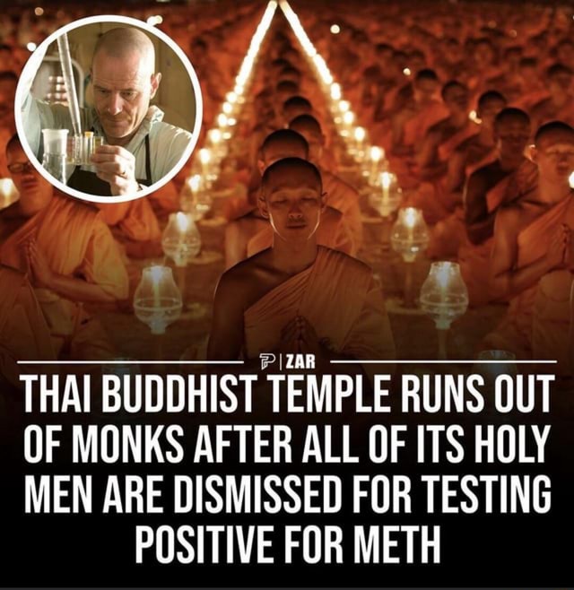 THAI BUDDHIST TEMPLE RUNS OUT OF MONKS AFTER ALL OF ITS HOLY MEN ARE ...