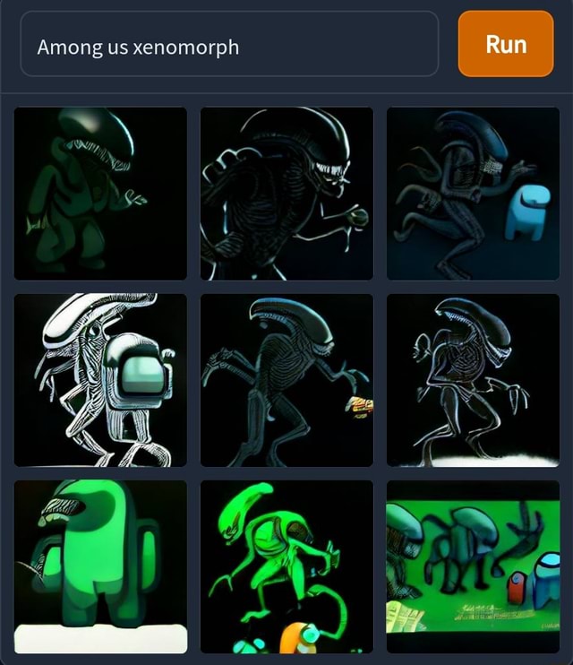 Among us xenomorph Run (RY. - iFunny