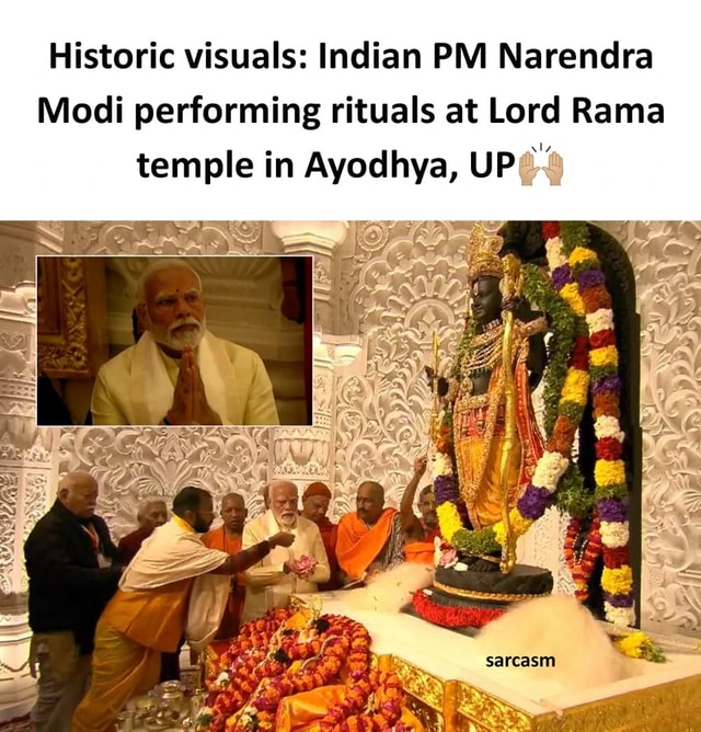 What a moment for Indians to witness - Historic visuals: Indian PM ...