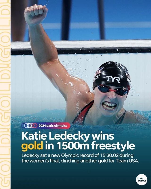 Katie Ledecky, the greatest female swimmer in history, won Olympic gold ...