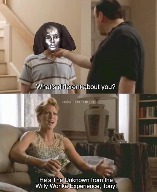 What's different about you? costamemebureau He's The Unknown from the ...