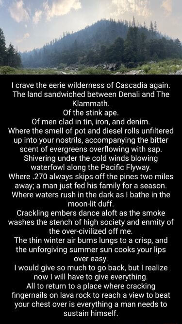 Crave the eerie wilderness of Cascadia again The land sandwiched ...