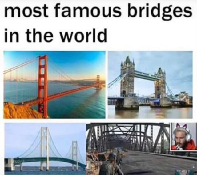 Most famous bridges in the world - iFunny