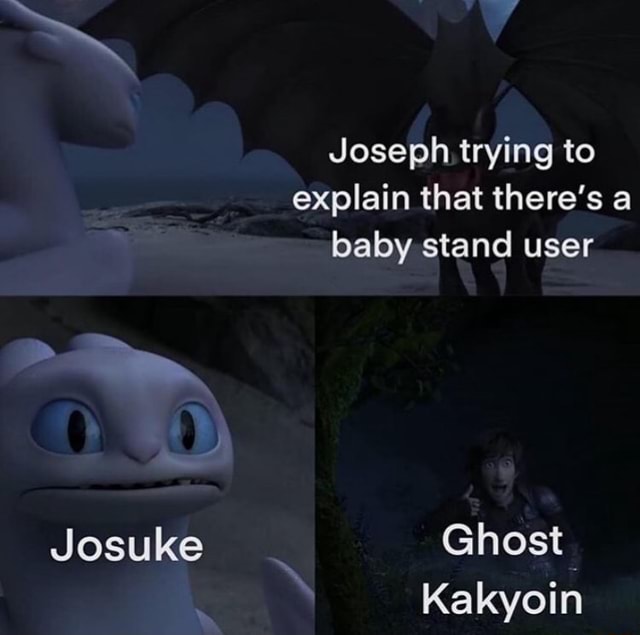 Joseph trying to explain that there's a baby stand user - iFunny