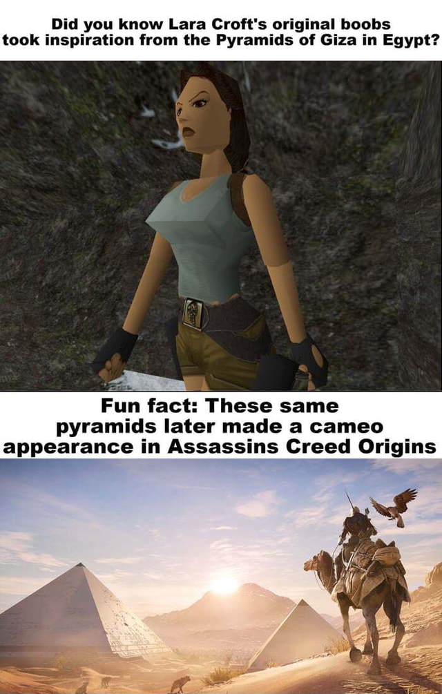 Did you know Lara Croft's original boobs took inspiration from the ...