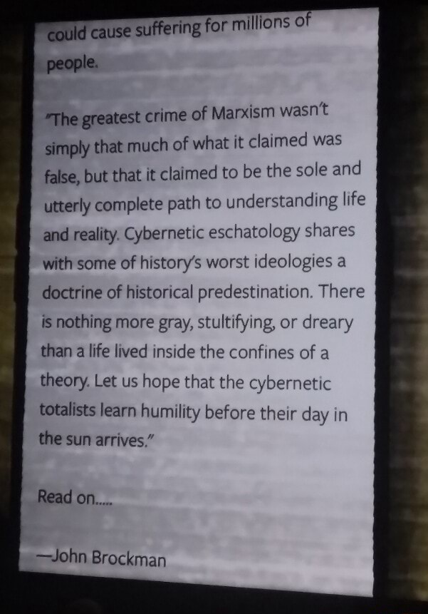 Id cause suffering for millions *The greatest crime of Marxism wasn't ...