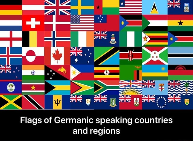 Flags of Germanic speaking countries and regions - Flags of Germanic ...