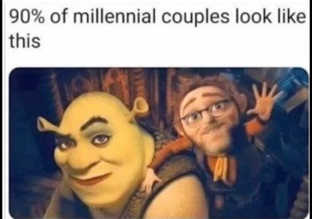 90% of millennial couples look like this - iFunny